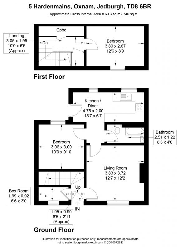 2 Bed Semi-Detached Cottage in Oxnam In the Region Of £155,000 | 5 ...